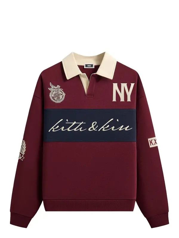 Kith Autograph Nelson Rugby Pullover - Brown