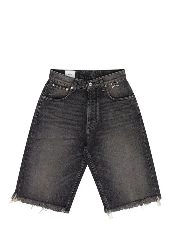 Rhude Denim Shorts - Black