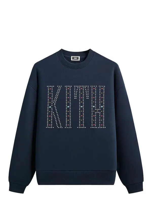 Kith Studded Nelson Crewneck - Blue