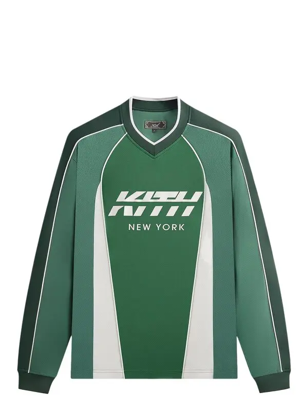 Kith Malik Long Sleeve Mesh Jersey - Green
