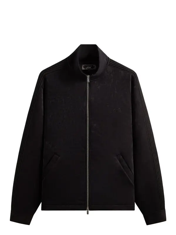 Kith Sueded Scuba Connor Track Jacket - Black