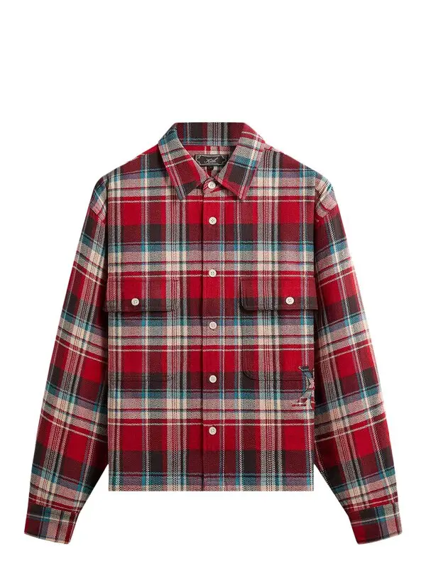 Kith Plaid Henson Button Down Shirt - Red