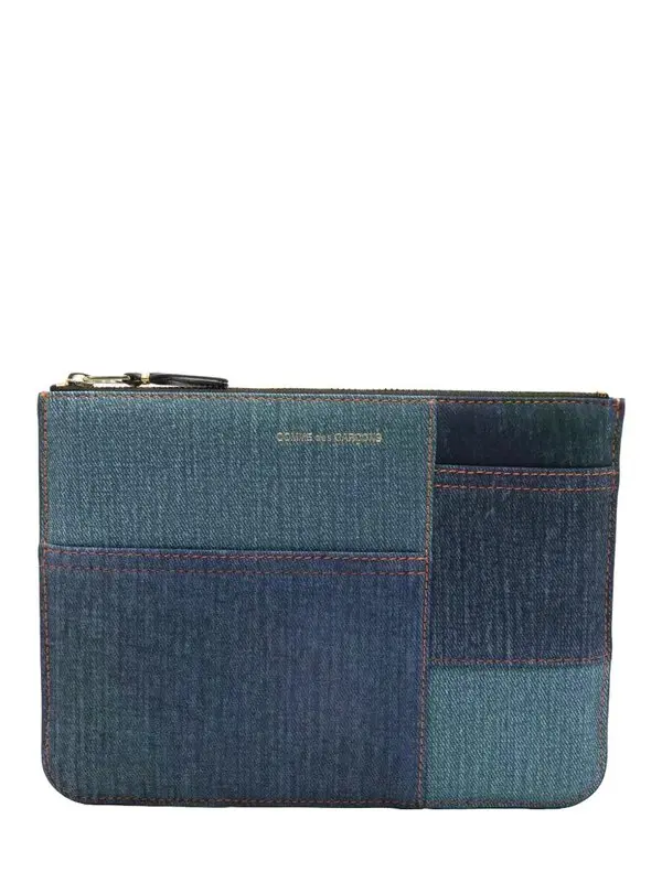 Comme Des Garçons Denim Pouch - Blue