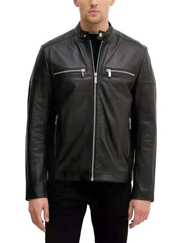 Karl Lagerfeld Zip-front Jacket - Black