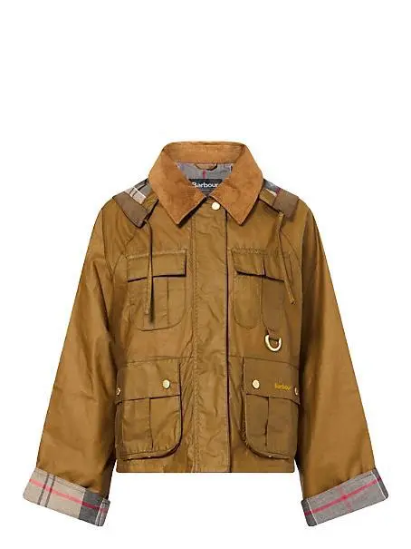 Barbour Liza Waxed-cotton Jacket - Sand/dress