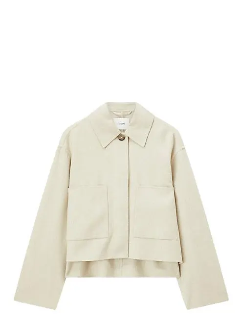 JOSEPH Kalaa Wool And Silk Jacket - Marble Melange