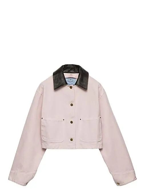 Prada Canvas Blouson Jacket - Pink