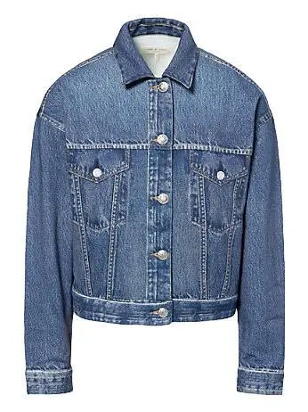 Rag & Bone Miramar Trucker Featherweight Stretch-denim Jacket - Almda