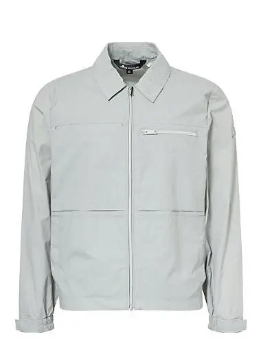 Moose Knuckles Topflight Zip-up Woven Shirt Jacket - Dusty Jade