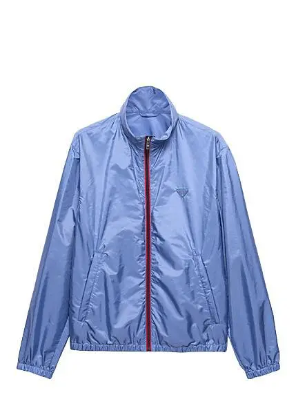 Prada Re-nylon Blouson Jacket - Light Blue