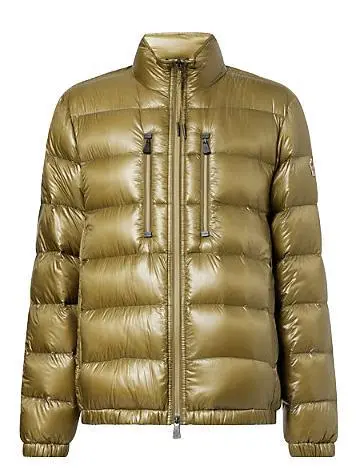 Moncler Orres Packable Shell-down Bomber Jacket - Medium Green