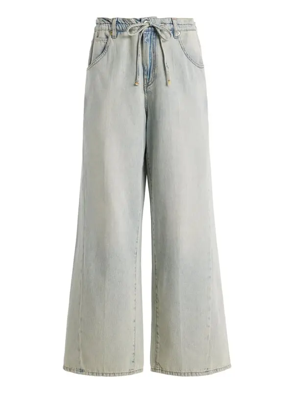 DARKPARK Iris Paper-bag Jeans - Blue