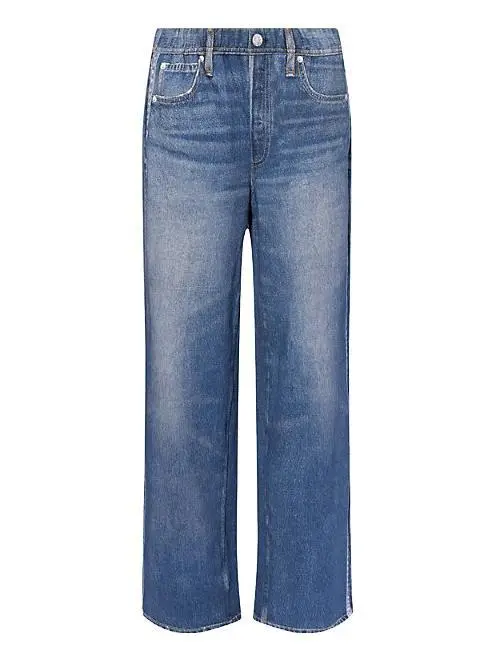 Rag & Bone Printed-stripe Featherweight Stretch-denim Jeans - Carst