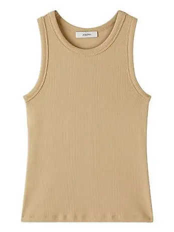JOSEPH Ribbed Stretch-cotton Tank Top - Powder