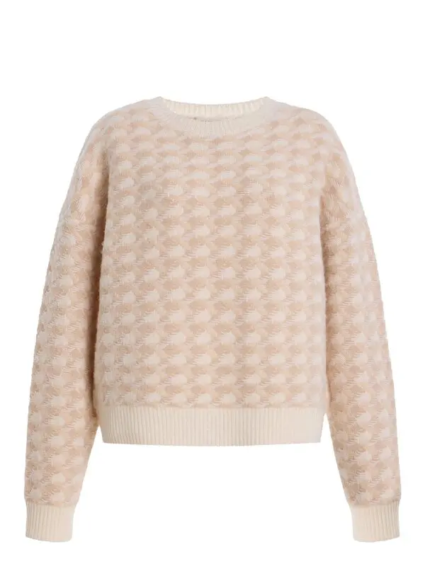 ZANKOV Karolina Jacquard Knit Wool-cashmere Sweater - Multi
