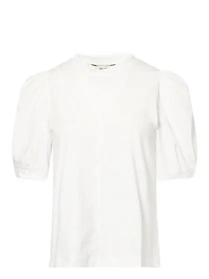 ME+EM Cotton Slub-jersey Top - Soft White