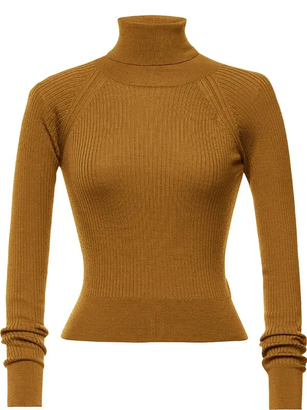 Lena Hoschek Wendy Wool Turtleneck - Neutral
