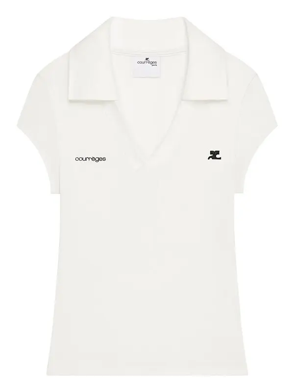 COURREGES Sports Polo - White