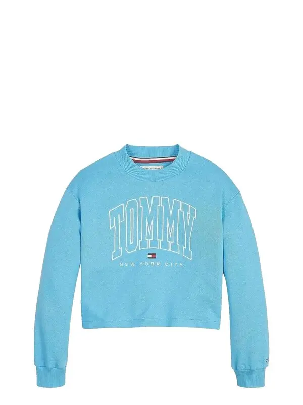 Tommy Hilfiger Logo Jersey - Blue