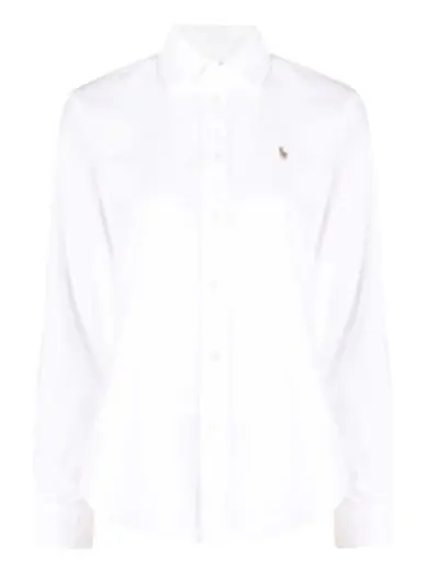 Polo Ralph Lauren 40/1 Ctn Oxfordls Crlte St Shirt - White