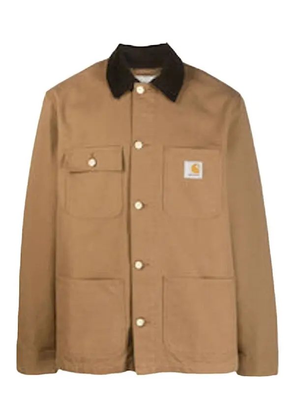 Carhartt Michigan Coat - Brown Tobacco Rinsed