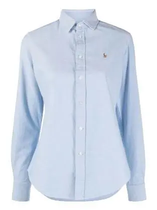 Polo Ralph Lauren Long Sleeve Button-front Shirt - Blue