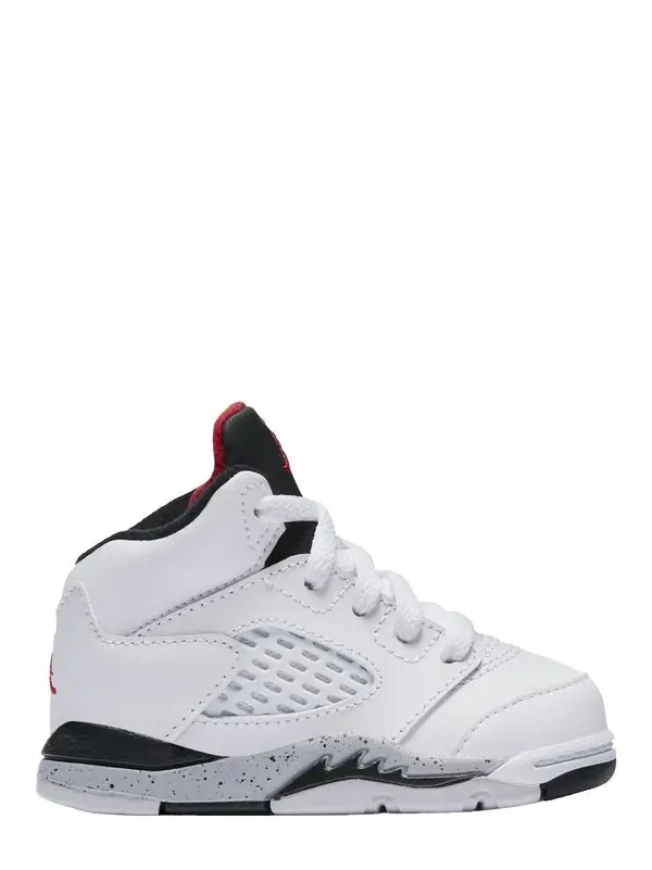 JORDAN 5 Retro Sneakers - White/black/matte Silver