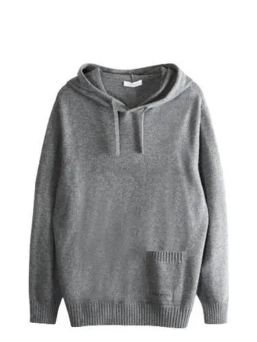 Givenchy Front Side Pocket Hoodie - Grey Mix