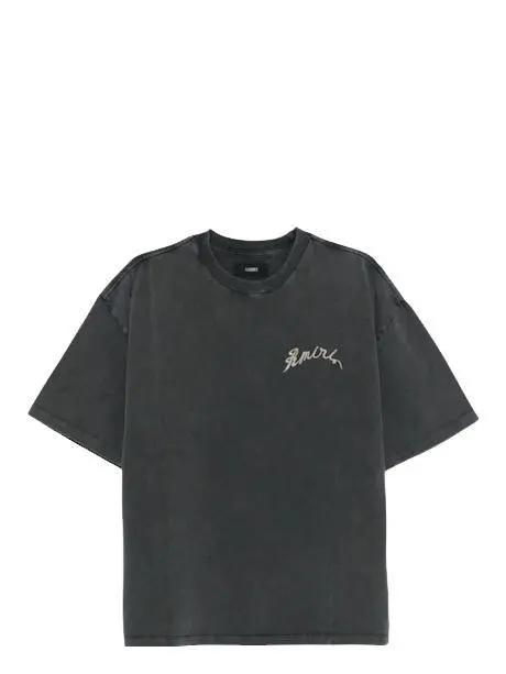 Amiri Dragon Oversized Tee Shirt - Black