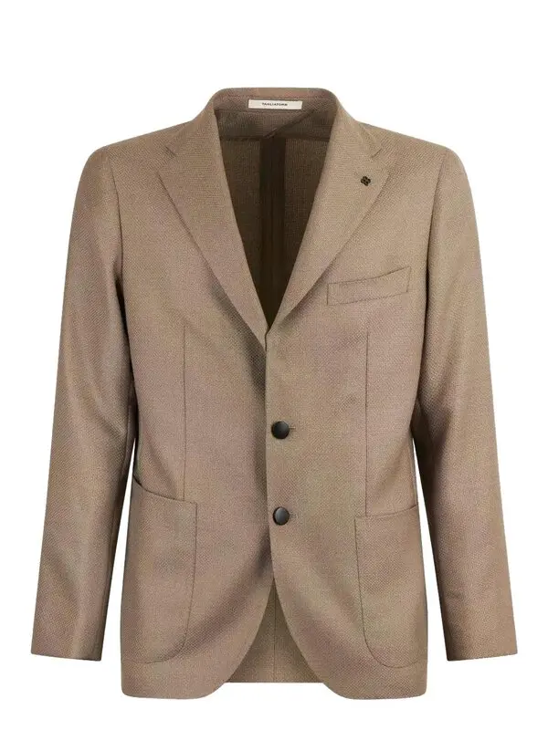 Tagliatore Buttoned Blazer - Brown
