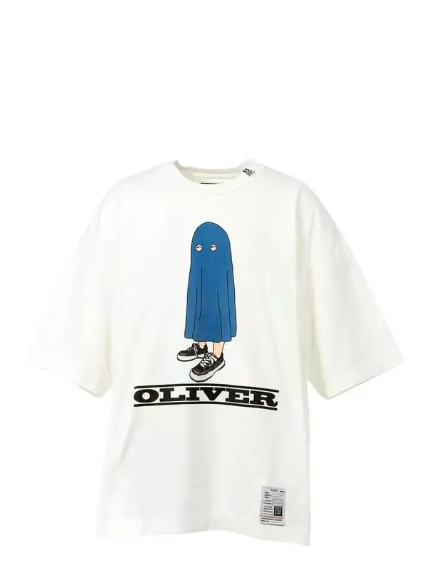 Mihara Yasuhiro Oliver Printed T-shirt - White