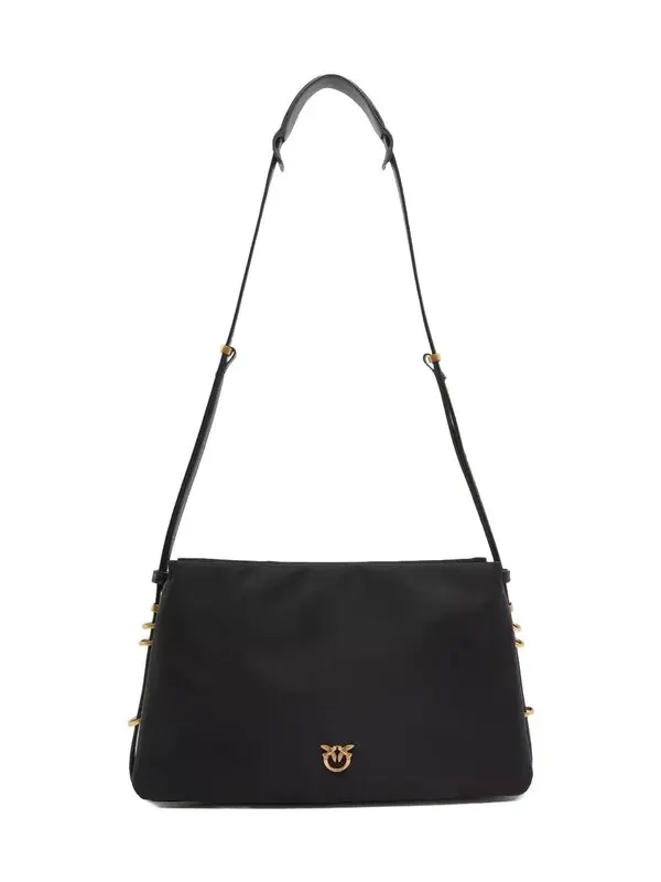 Pinko Logo-plaque Shoulder Bag - Black