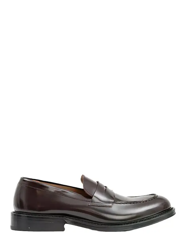 CALCE Penny Loafers - Brown