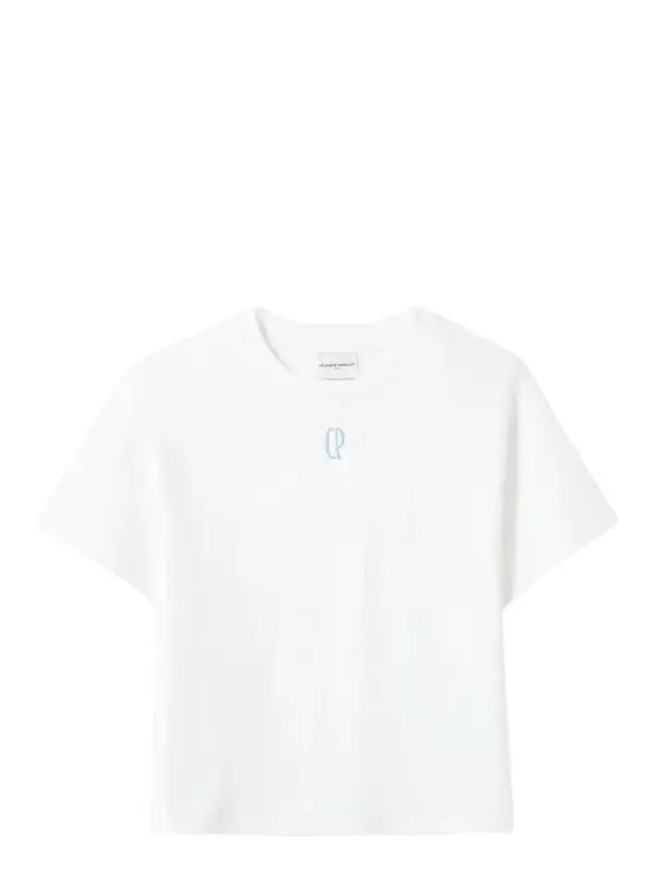 Claudie Pierlot Embroidered T-shirt - White