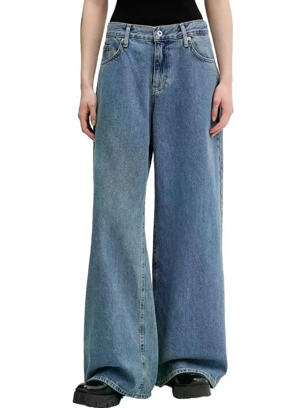 Karl Lagerfeld Wide-leg Jeans - Blue