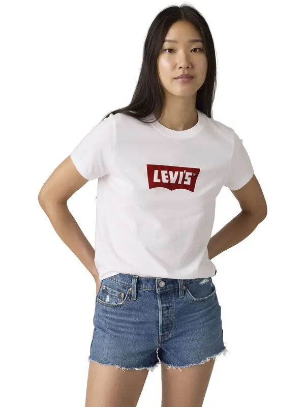 LEVI'S Graphic Short Sleeve T-shirt - Vintage White