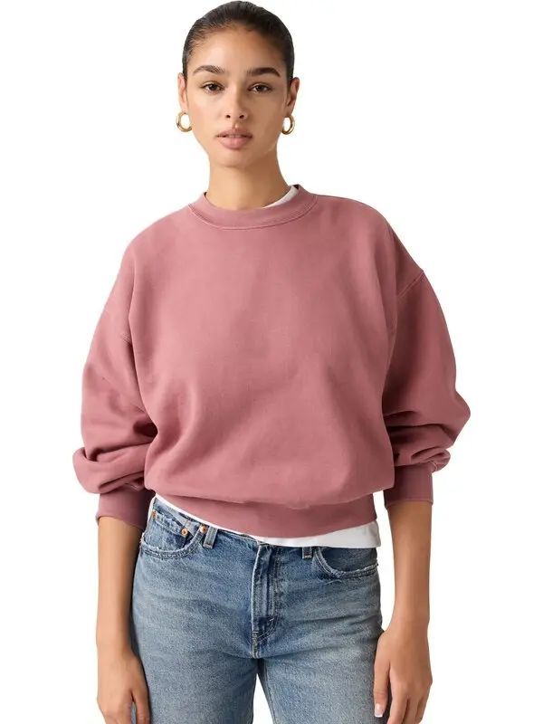 LEVI'S Vintage Boxy Sweatshirt - Garment Dye Crushed
