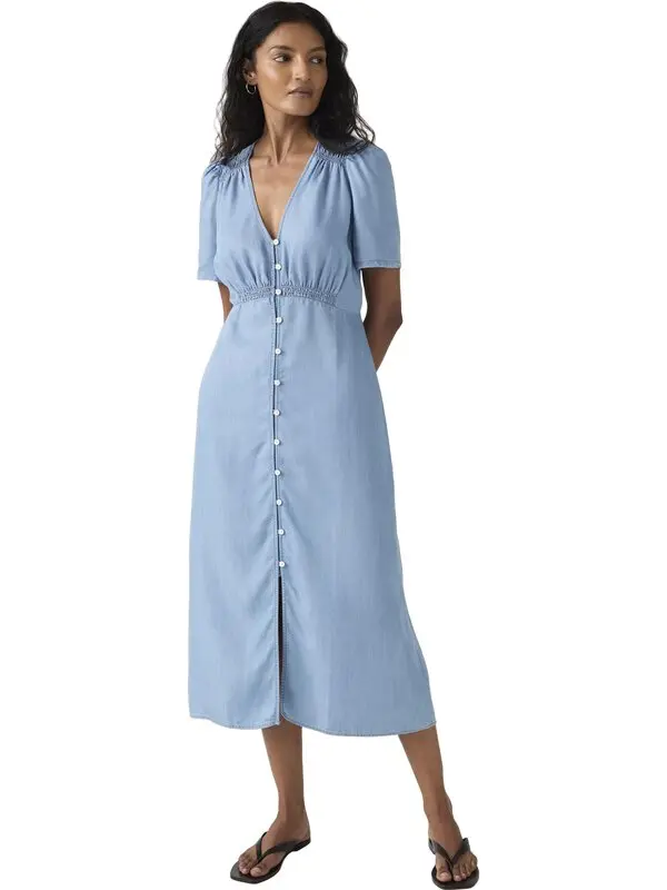LEVI'S Paola Short-sleeve Midi Dress - Take It Again