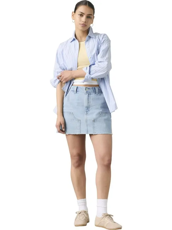 LEVI'S Harlie Boyfriend Shirt - Amari Stripe Chambra