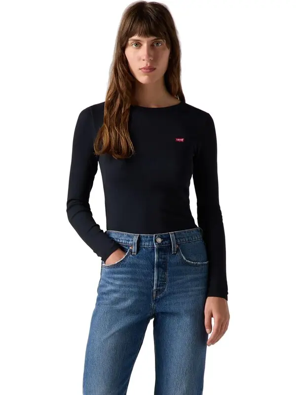 LEVI'S Hayes Long Sleeve T-shirt - Anthracite Night