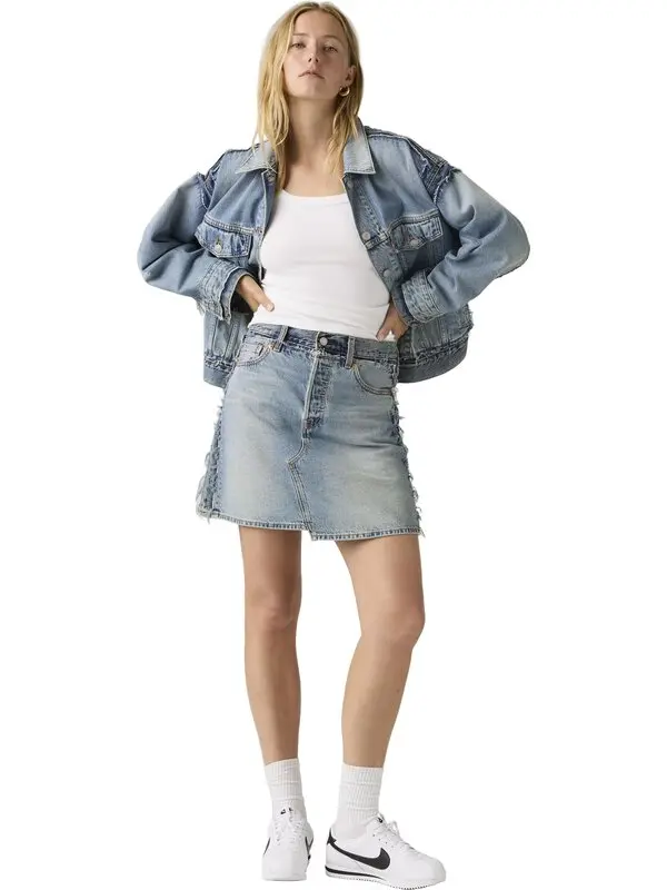 LEVI'S Deconstructed Edge Denim Skirt - Upon Reflection