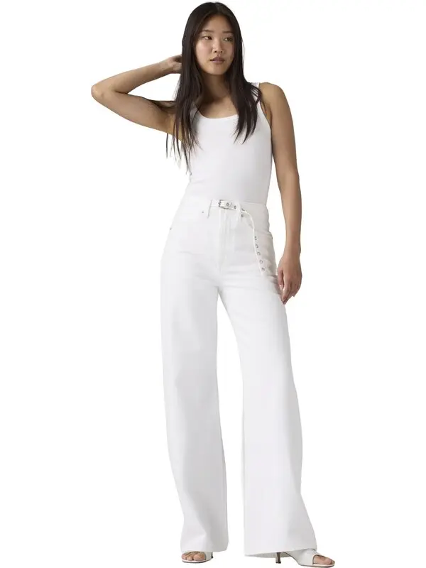 LEVI'S Ribcage Wide-leg Belted Jeans - Tooth Fairy