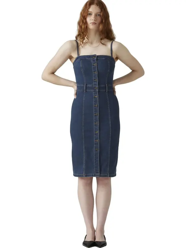 LEVI'S Denim Bustier Dress - Upper East Side