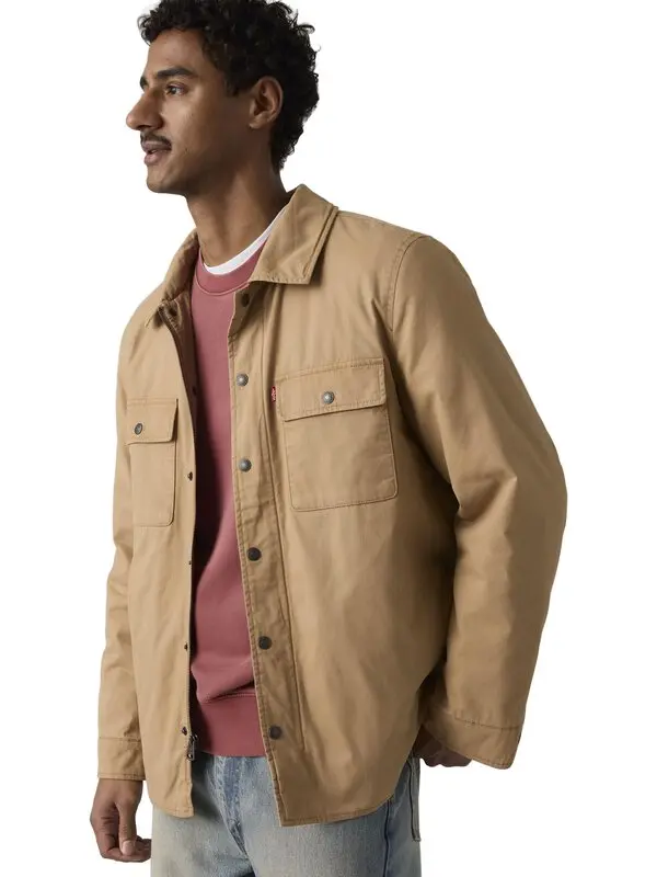 LEVI'S Utility Shirt Jacket - Tan