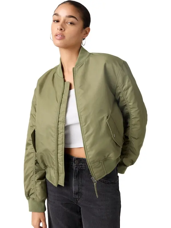 LEVI'S Scout Western Bomber Jacket - Deep Lichen Green