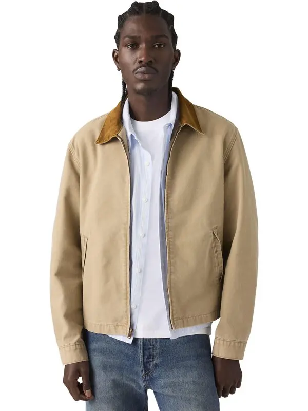 LEVI'S Mechanics Full-zip Canvas Jacket - Tiger's Eye