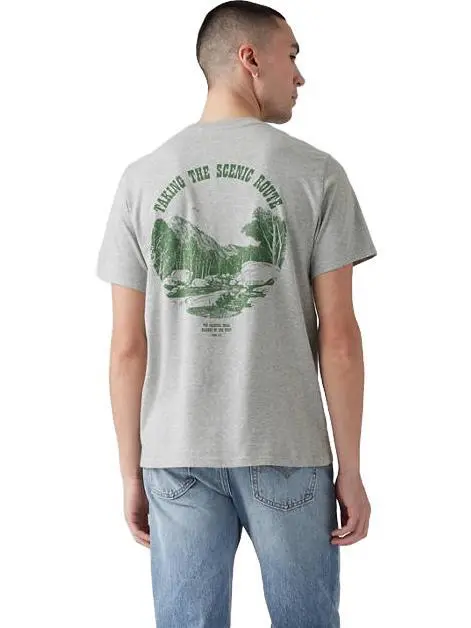 LEVI'S Relaxed Fit Short Sleeve Graphic T-shirt - Taking The Scenic Route
