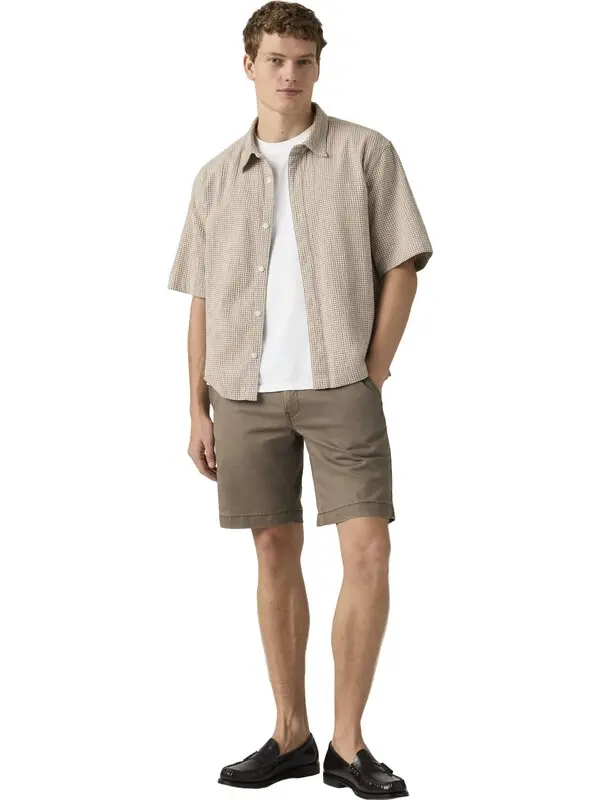 LEVI'S Xx Chino Lightweight Linen Blend Shorts - Maitake Brown