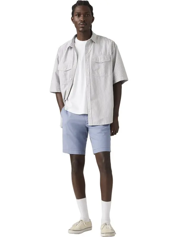 LEVI'S Xx Chino Lightweight Linen Blend Shorts - Kano Blue