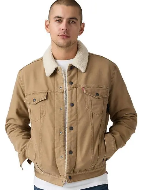 LEVI'S Type Iii Sherpa Trucker Jacket - Ermine